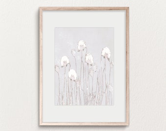 White Flower Print | Etsy