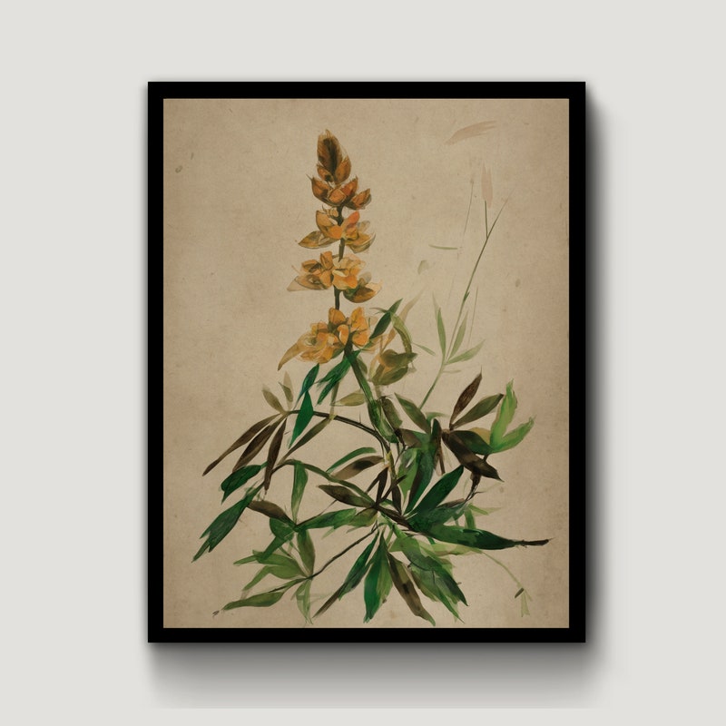 Yellow Flowers Print - Etsy