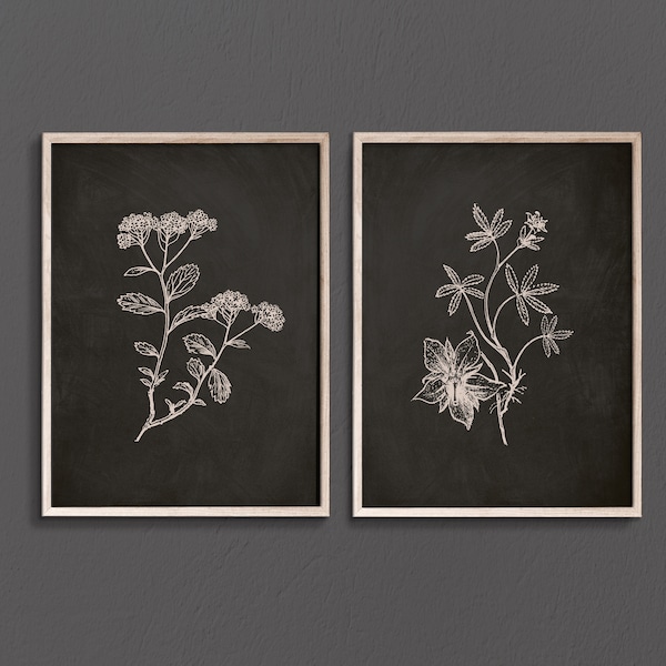 White Floral Art - Etsy