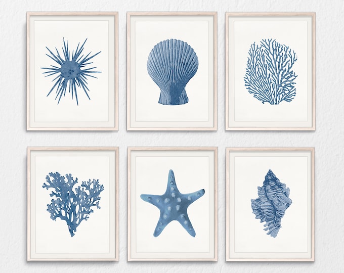 Blue Matisse Print Set Printable Wall Art Blue Print Set Gallery Wall ...