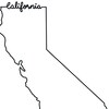 California Outline With Cursive Writing Instant Download Pdf Eps Jpg ...