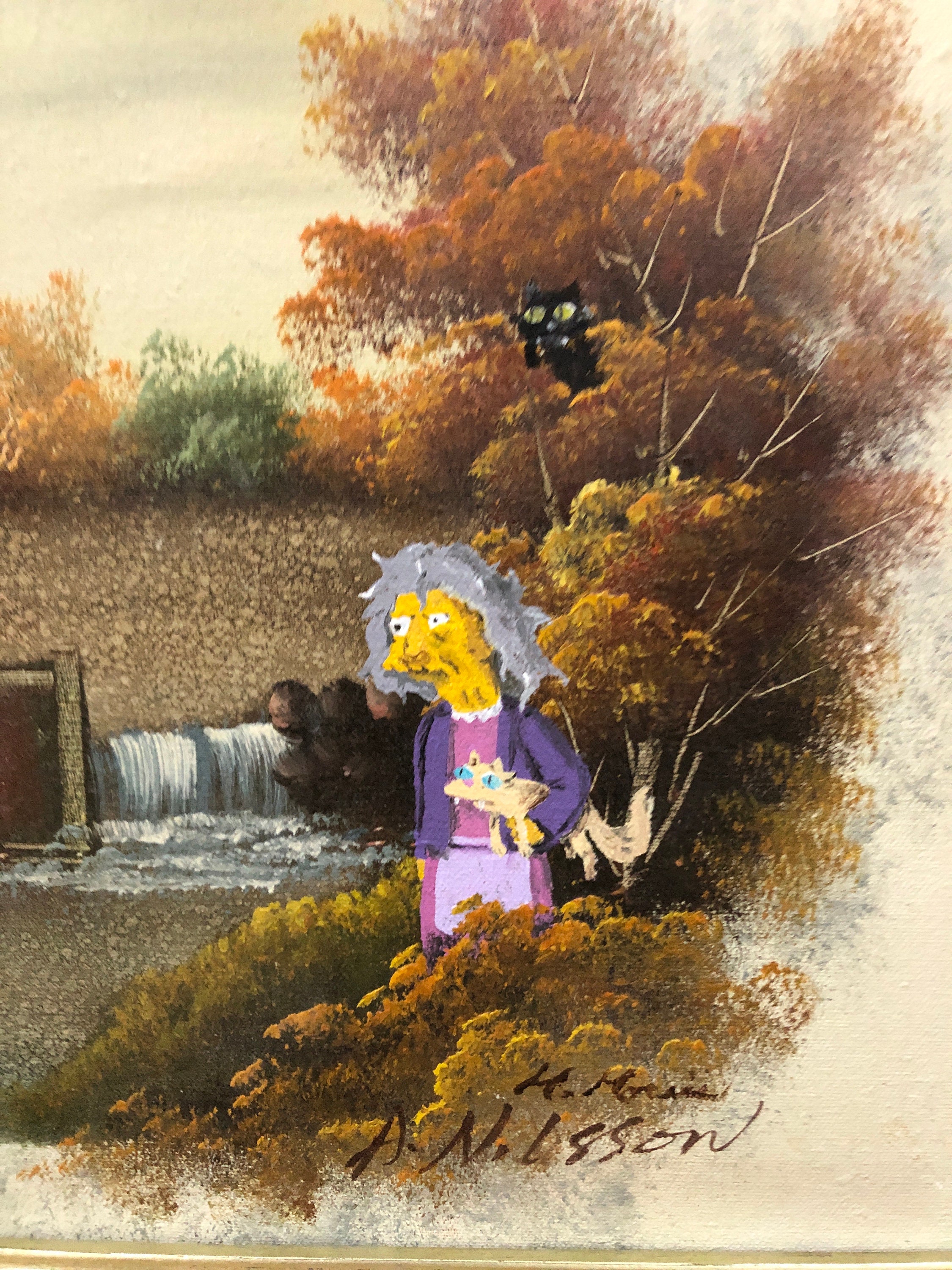 Crazy Cat Lady Simpsons