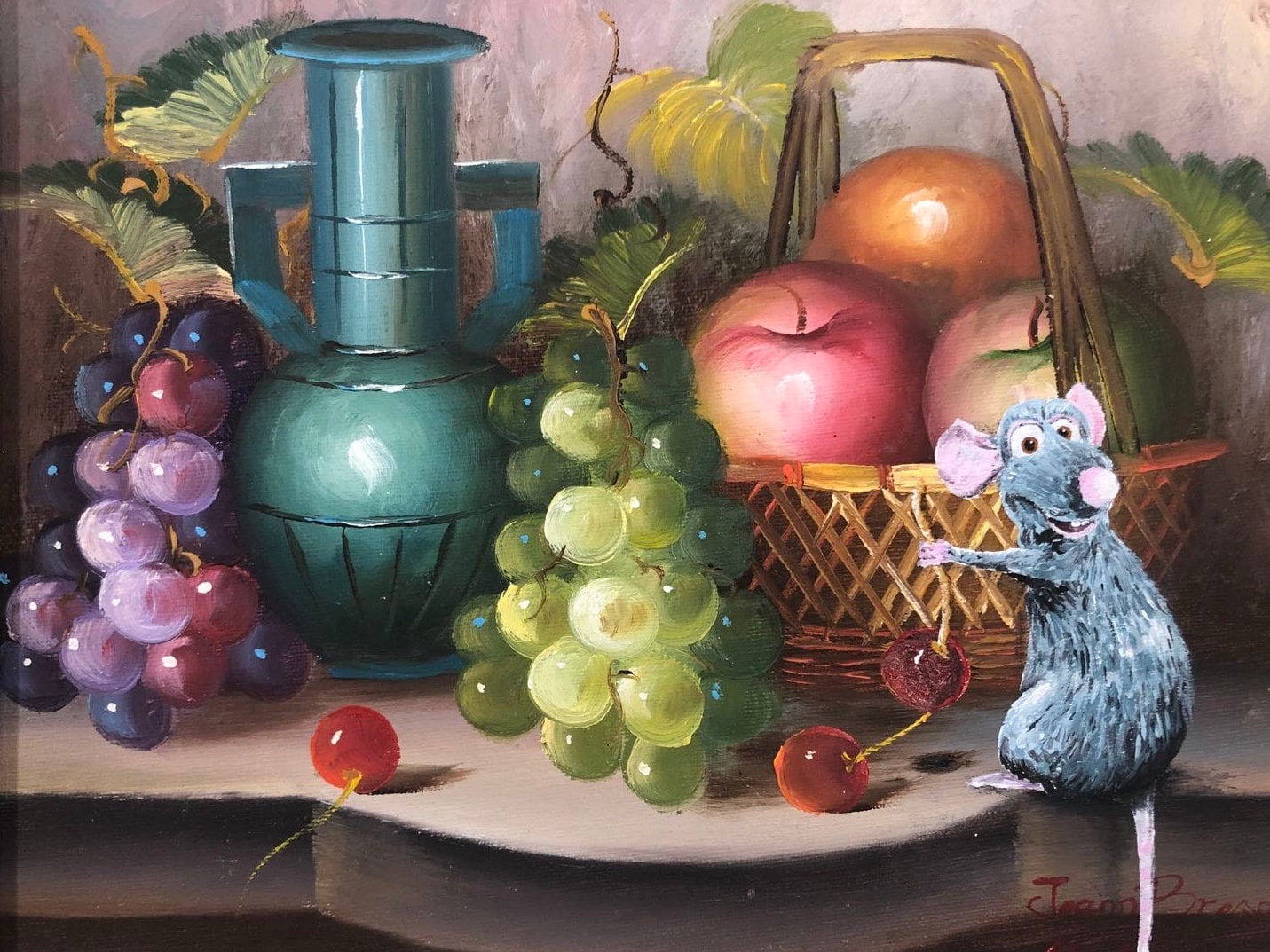 Ratatouille Emile Grapes