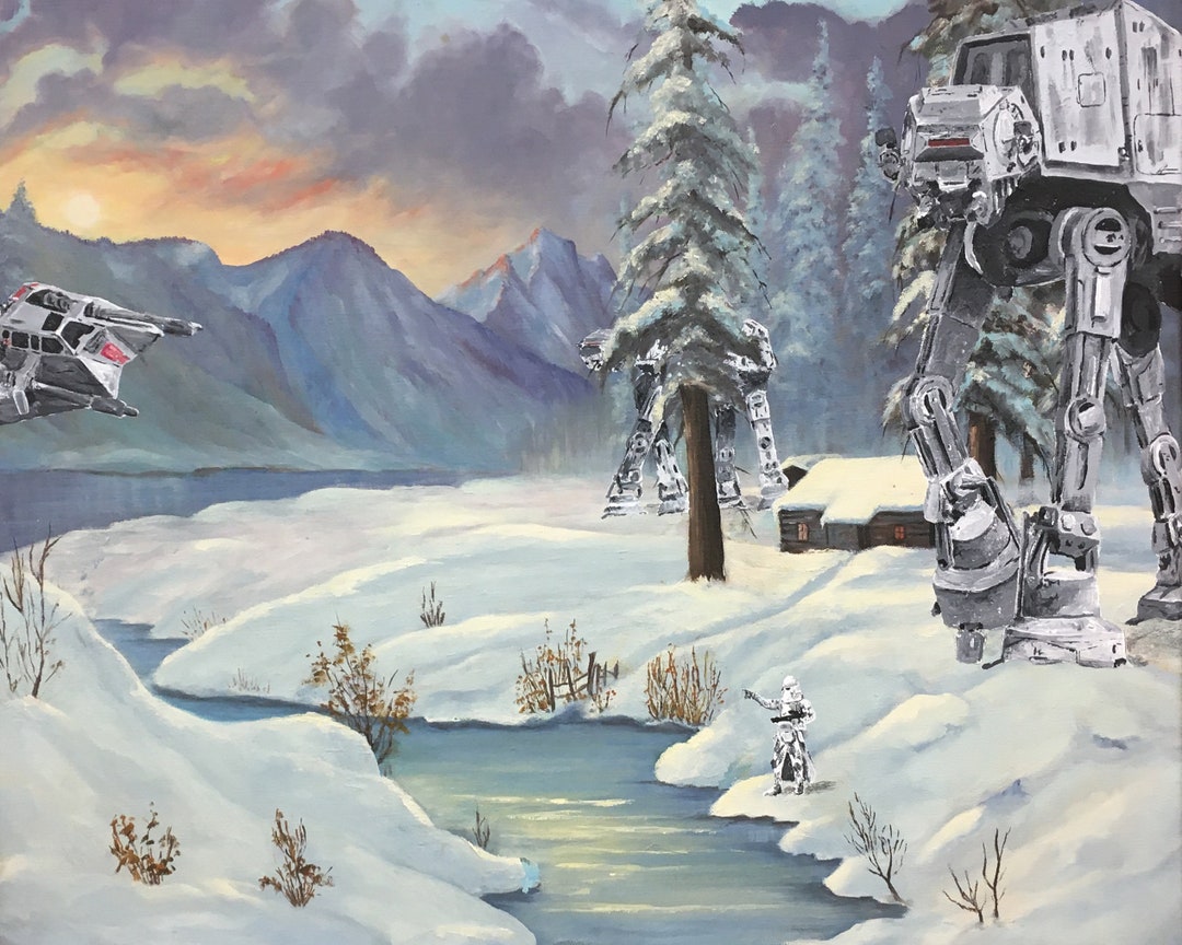 Star Wars Hoth Battle Scene