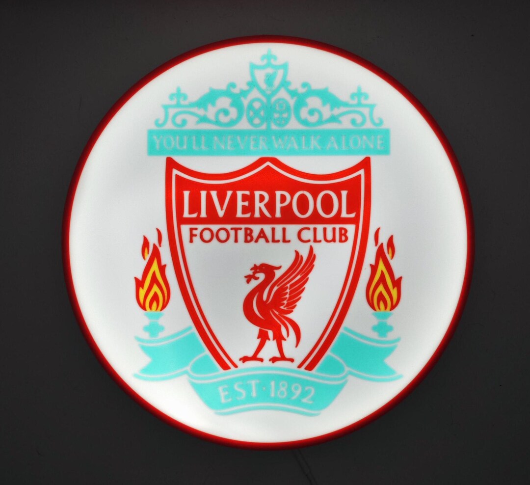 Liverpool Football Club LED Football Sign Wall Mountable - Etsy