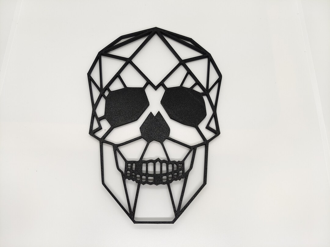 Geometric Skull Wall Art Hanging Decoration Gothic Style, Kids Room Etc ...