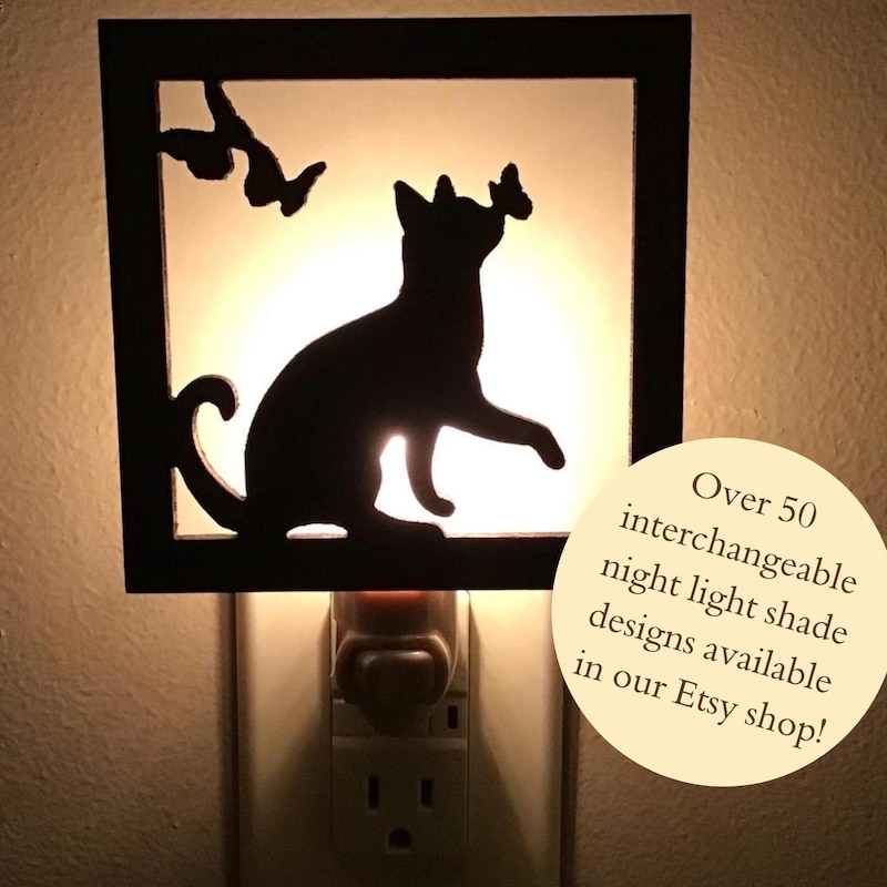 Cat Night Light - Etsy
