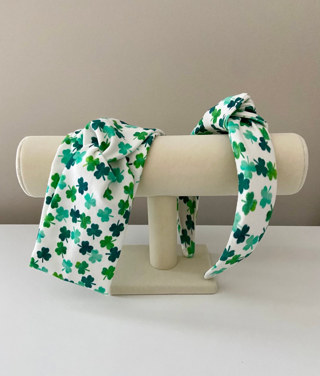 Shamrock Hard Headband, St. Patrick's Day Gift, Clover Women's Headband ...