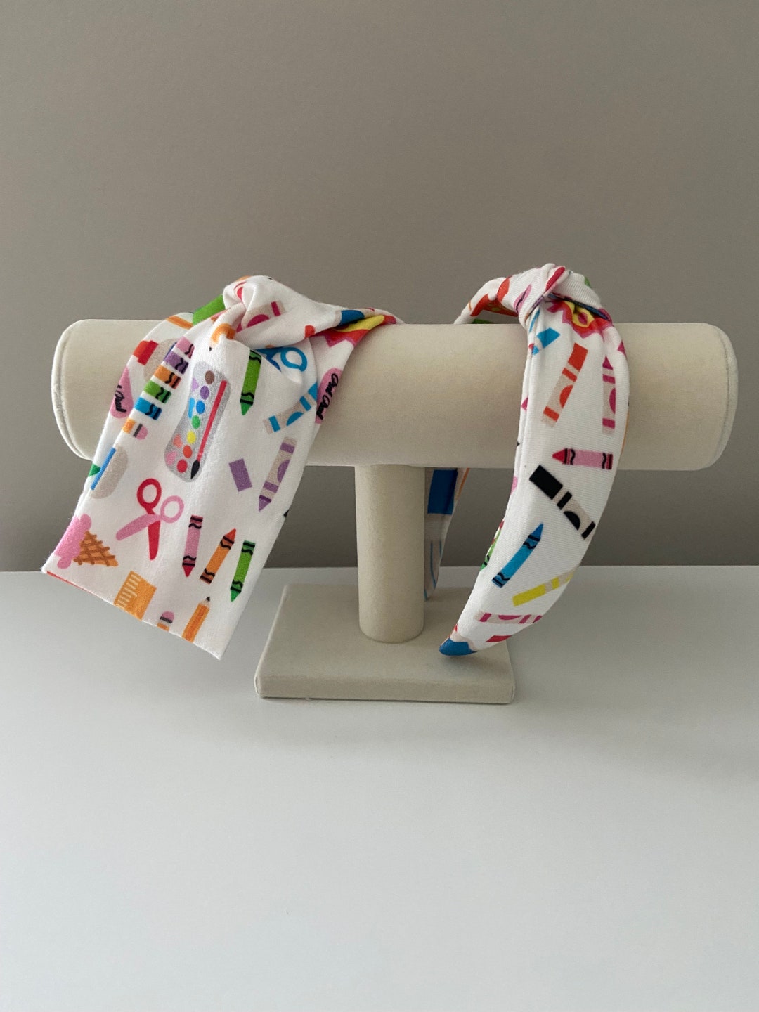 School Supplies Hard Headband, Back to School, First Day of School ...