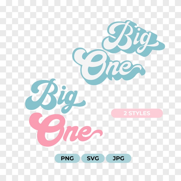 The Big One Svg - Etsy