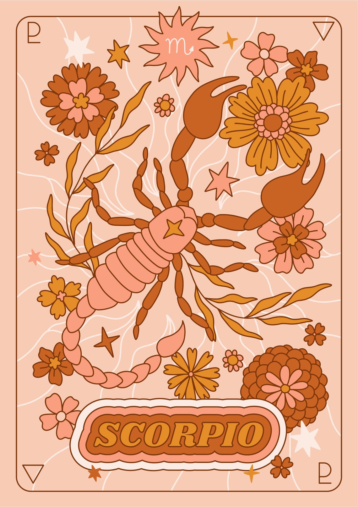 Zodiac Cards SVG, Zodiac Sign Cards Svg, Vintage Retro Zodiac Tarot ...