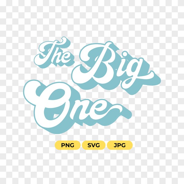 The Big One Svg - Etsy