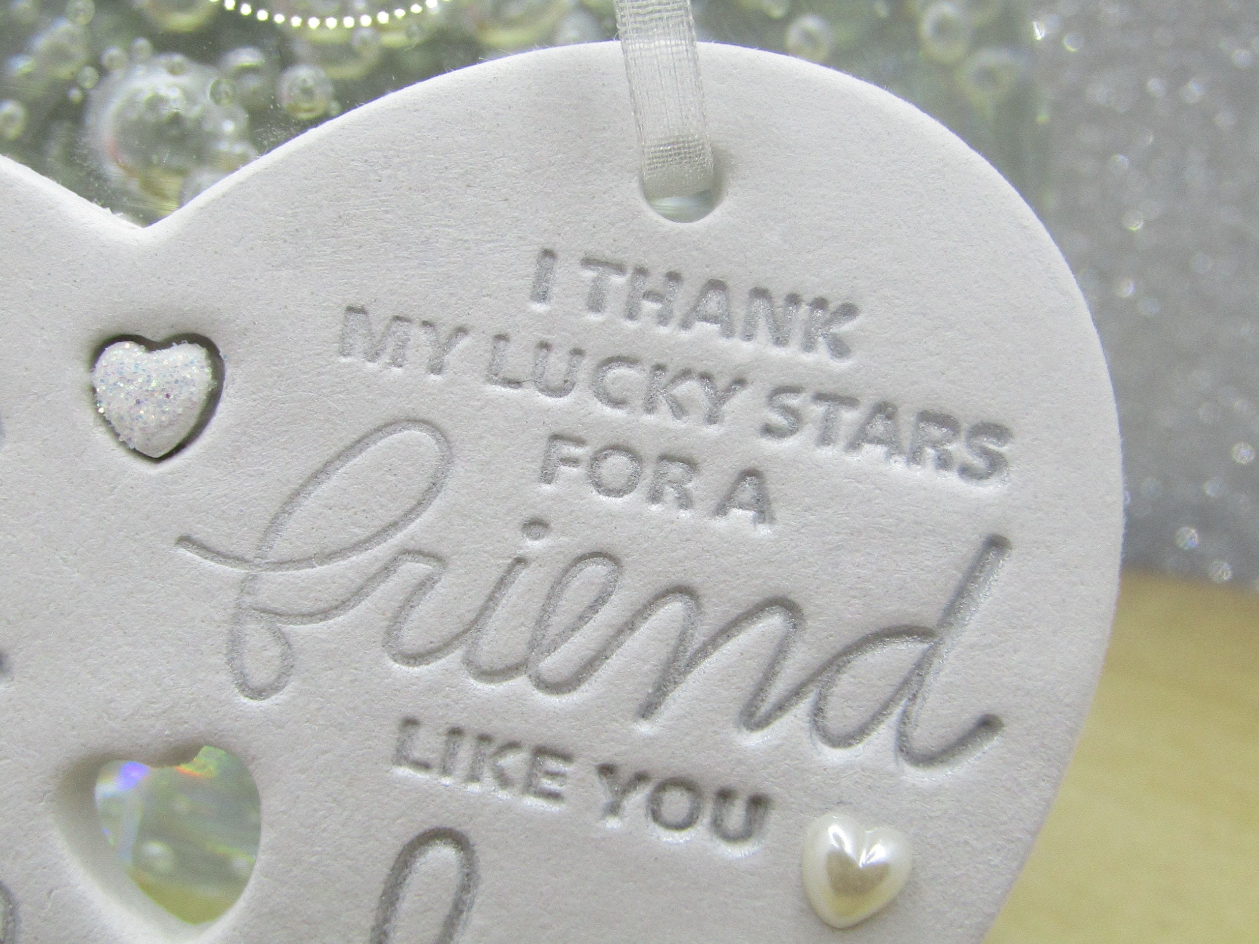Friend Gift Heart Friendship Heart Gift Thank You Friend | Etsy UK