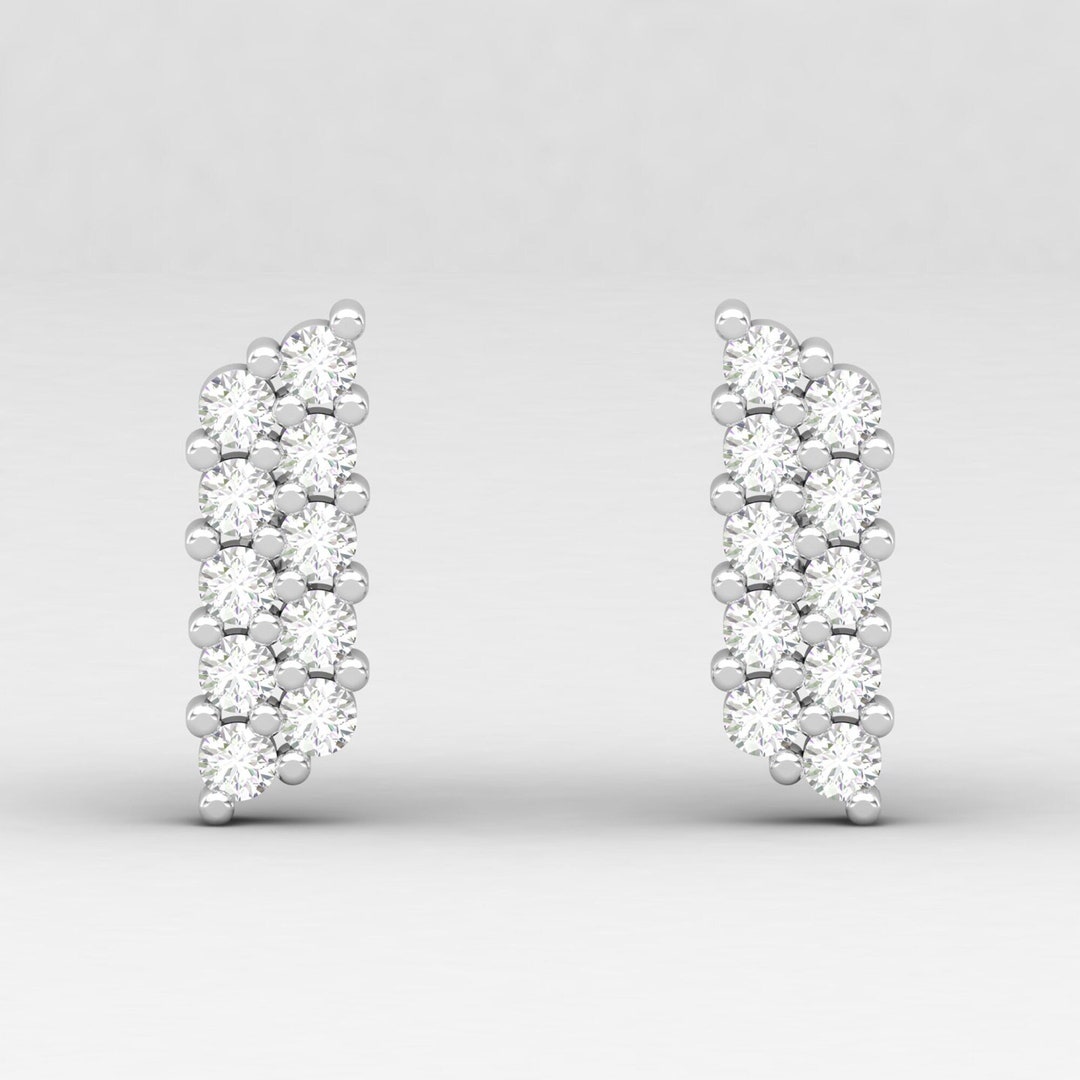 Diamond Tragus Piercing, Diamond Helix Piercing, Cartilage Earring ...