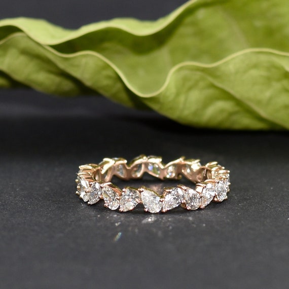 Stacking Diamond Eternity Ring Diamond Eternity Ring Dainty - Etsy