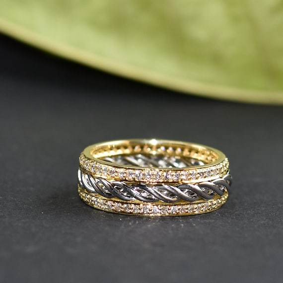 Stacking Diamond Band Diamond Band Ring Stackable Band Ring - Etsy