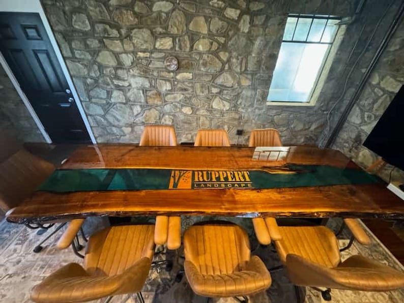 Your Branded Conference Table, Personalized, Custom, Walnut Wood, Color ...