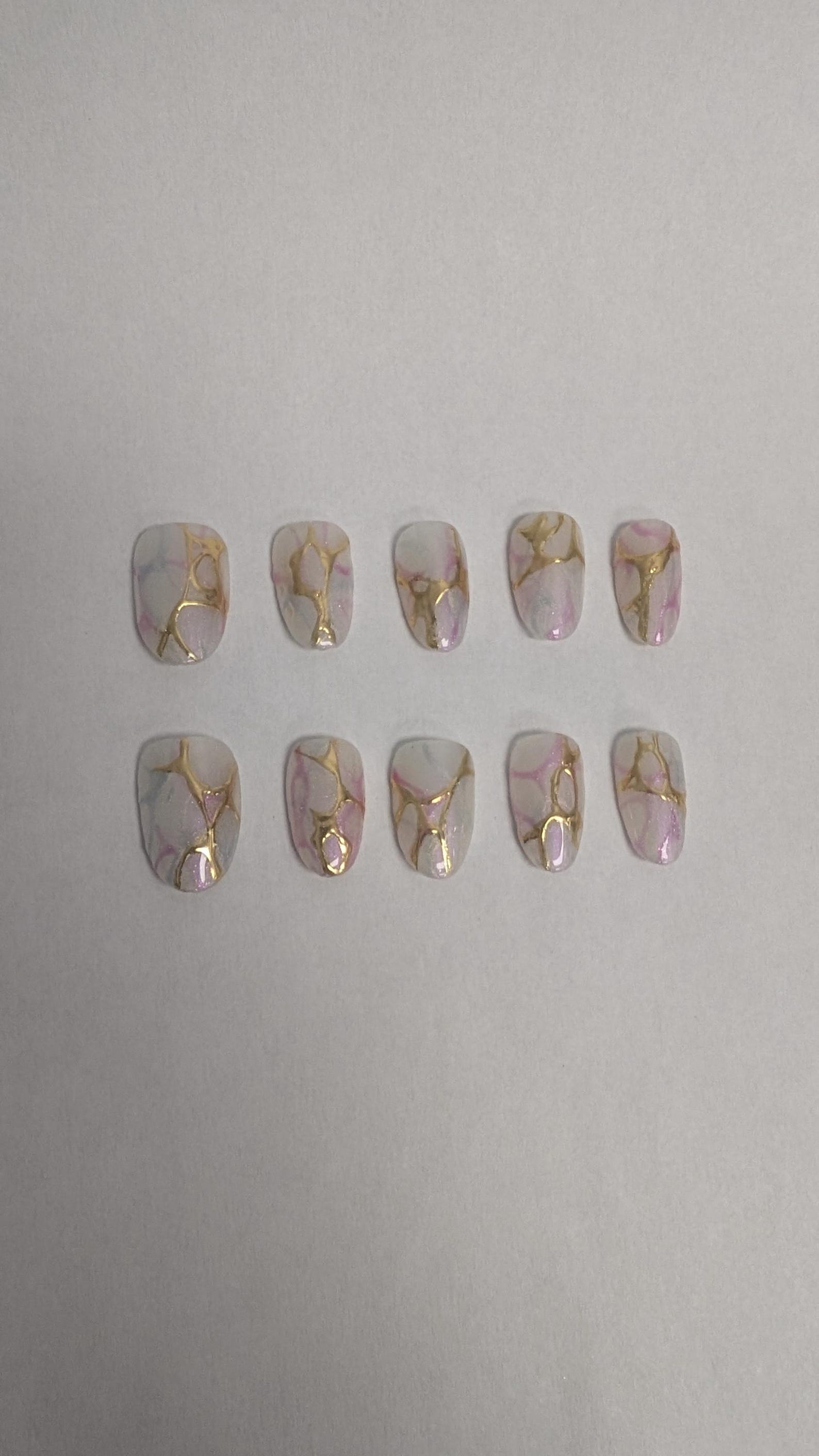 Hexcore Press on Nails Inspired by Arcane - Etsy