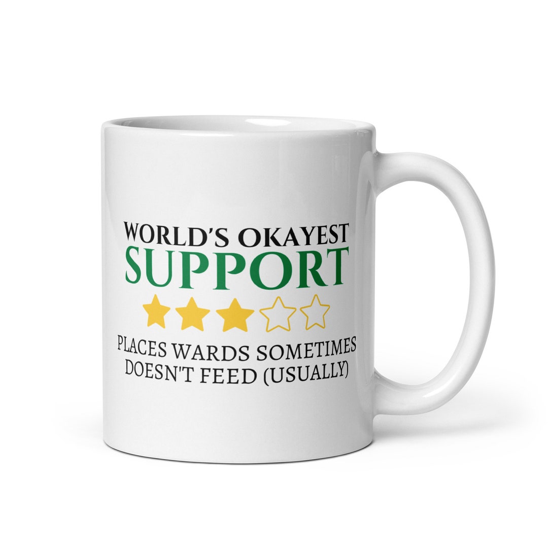 World's Okayest Support | Premium Gaming Mugs | League of Legends Mugs ...