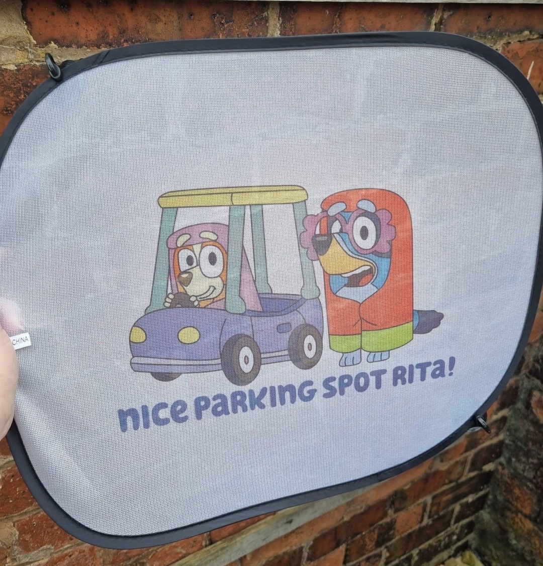 BLUEY Bluey Car Shades Sun Screen Shades Bluey Accessories - Etsy