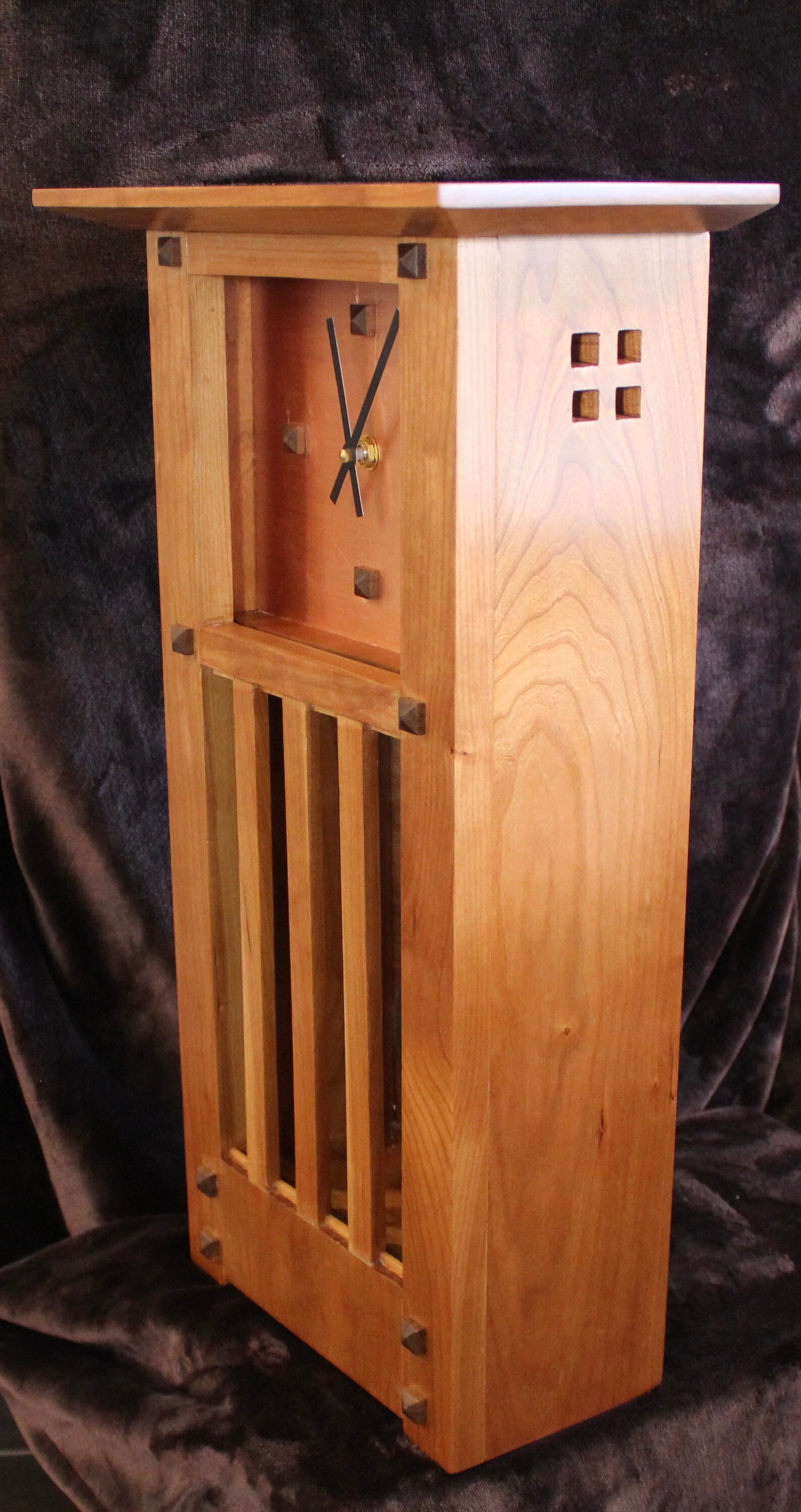 Cherry Craftsman Clock - Etsy