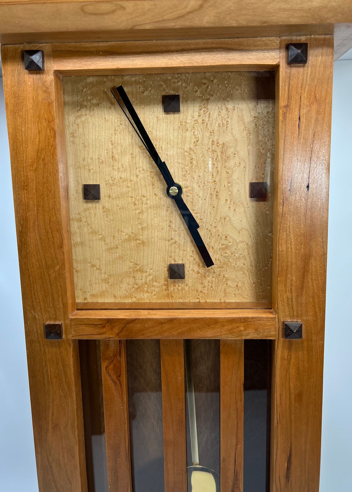 Cherry Craftsman Clock - Etsy