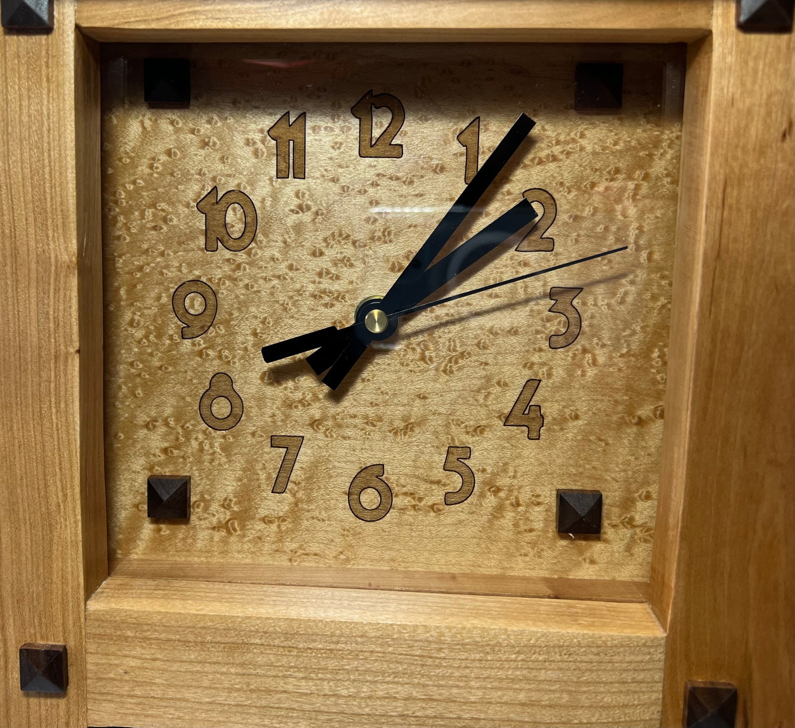 Cherry Craftsman Clock - Etsy