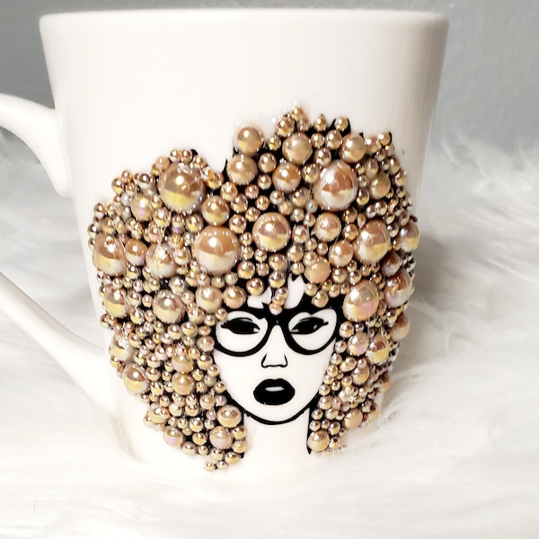 Afro Bling Mug - Etsy