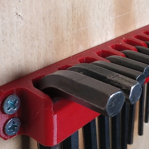 Hex Key Holder | Wall Mounted Allen Wrench Holder | Tool Organizer - Etsy
