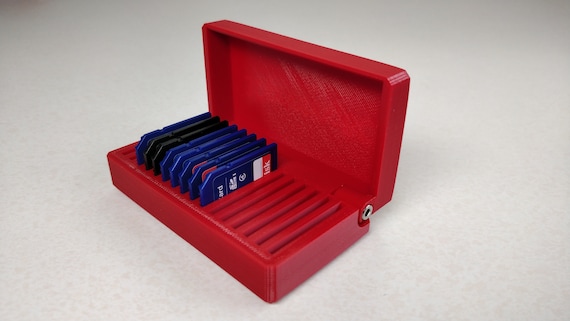 SD Card Holder/tray Memory Card Case 3D Printed Organize | Etsy