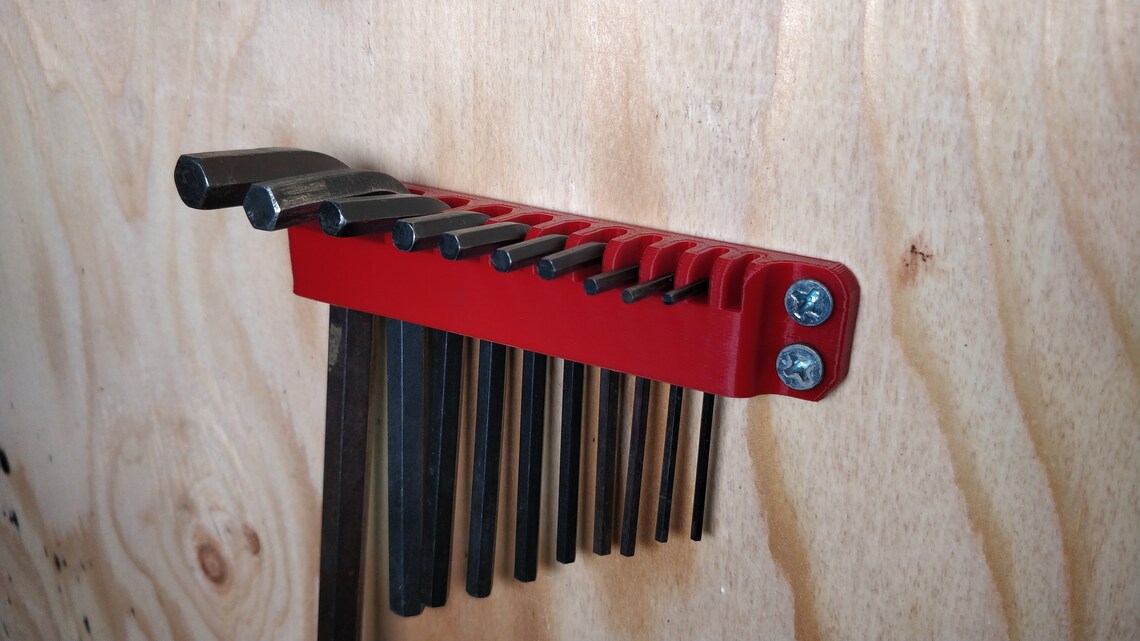 Hex Key Holder Wall Mounted Allen Wrench Holder Tool - Etsy