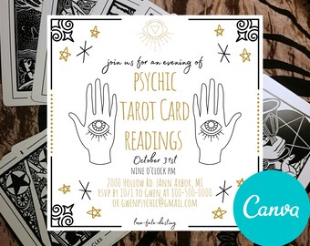 Tarot Party Invitation - Etsy