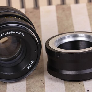 PETZVAL Swirly Bokeh - Modified From HELIOS-44M +adapter - Etsy