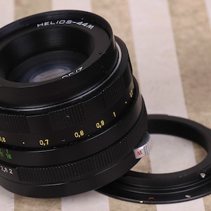 PETZVAL Swirly Bokeh - Modified From HELIOS-44M +adapter - Etsy