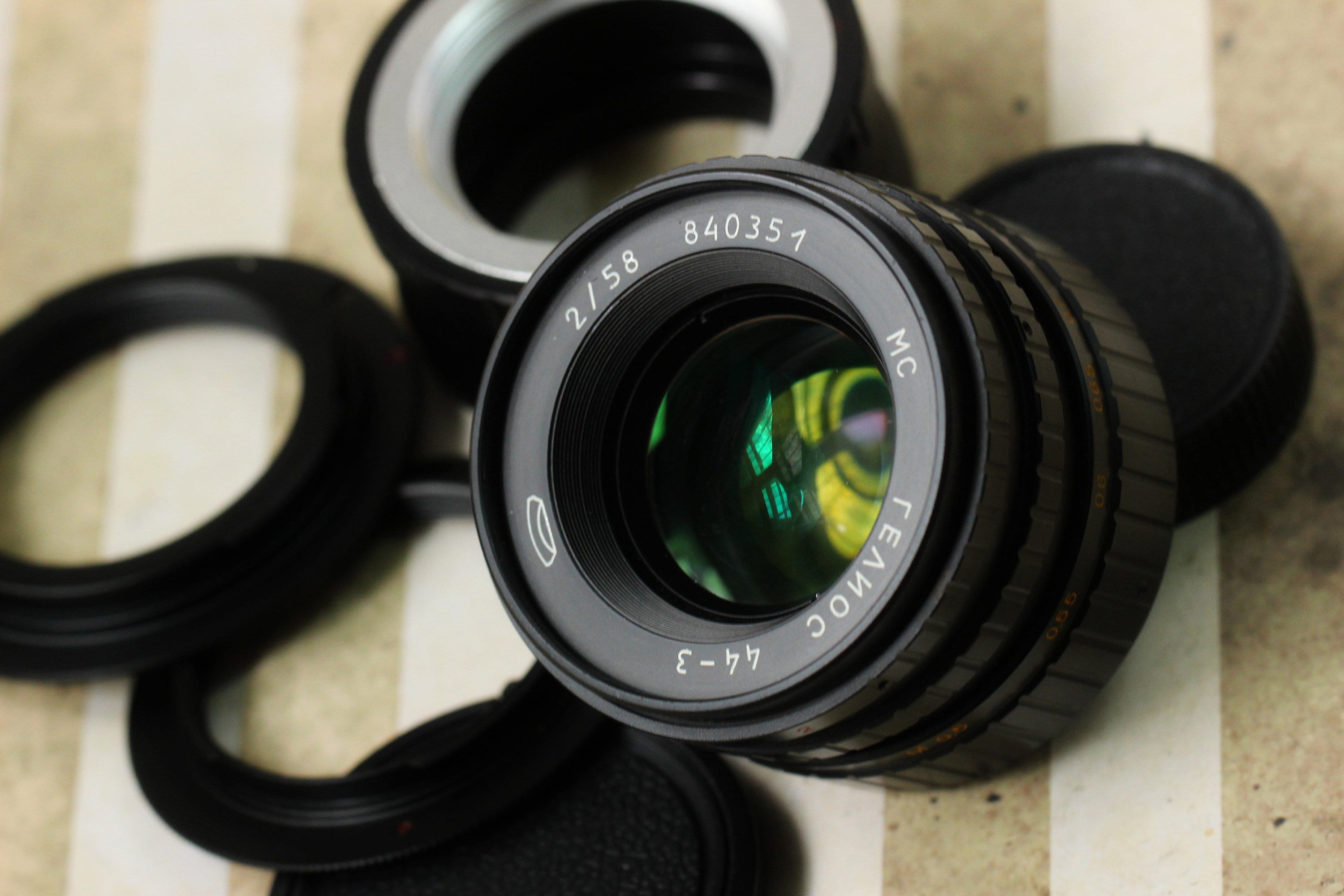 PETZVAL Swirly Bokeh-modified From Lens HELIOS-44-3 adapter Sony Canon Micro 4/3 Nikon Fujifilm ...