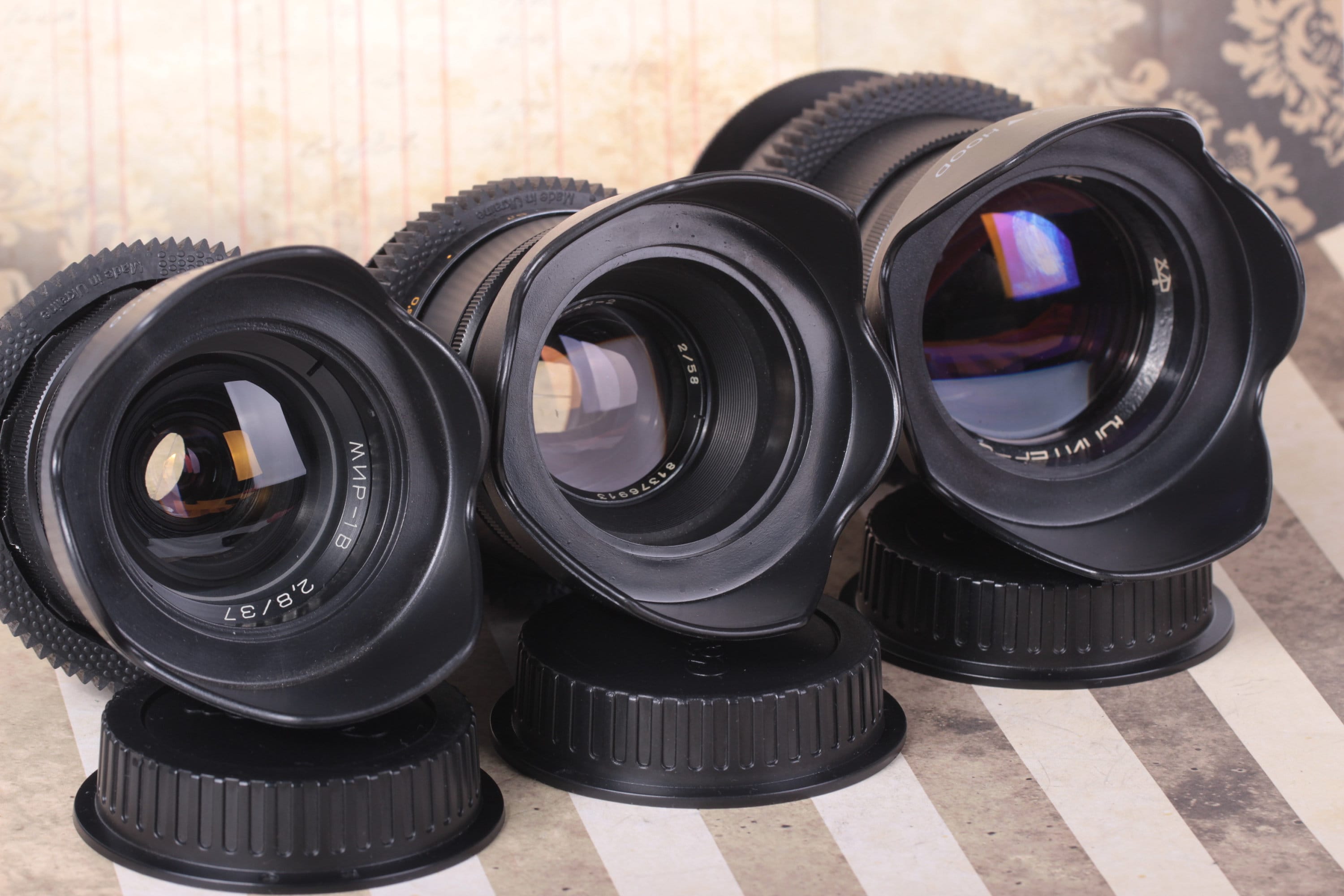 ClA PL mount ANAMORPHIC Cine Mod Lens Arri RED Dragon Helios Mir-1V ...