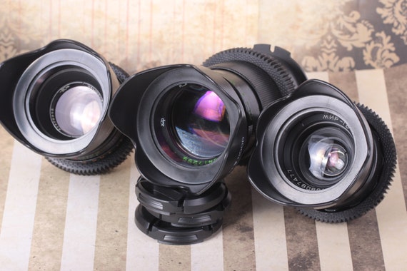 ClA PL mount ANAMORPHIC Cine Mod Lens Arri RED Dragon Helios Mir-1V ...