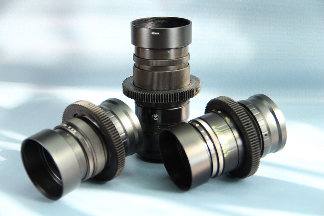 Soviet Lenses Helios 44-2-58mm Mir-1v-37mm Jupiter-37a 135 Mm M42 Sony ...