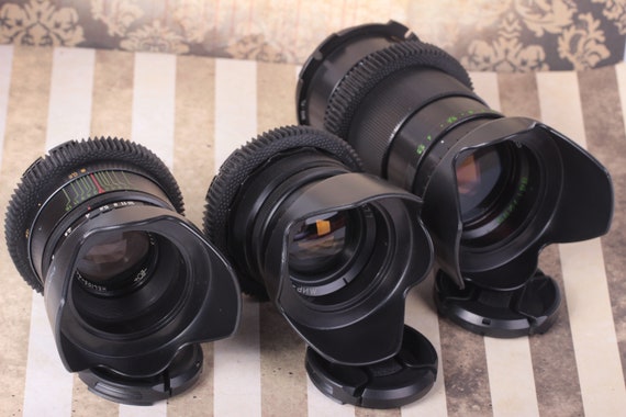 ClA PL mount ANAMORPHIC Cine Mod Lens Arri RED Dragon Helios Mir-1V ...