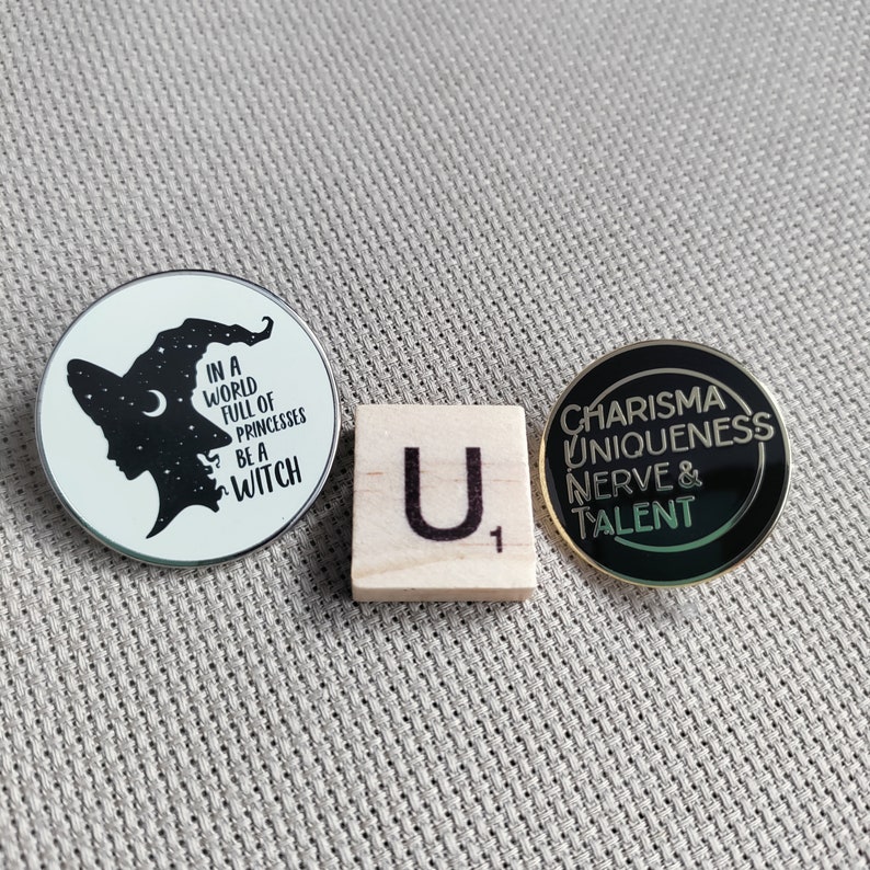 Enamel Pin: Witch, Dinosaur, Sarcastic Needle Minder for Sewing - Etsy