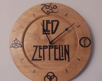 Led Zeppelin Wall Clock - Etsy