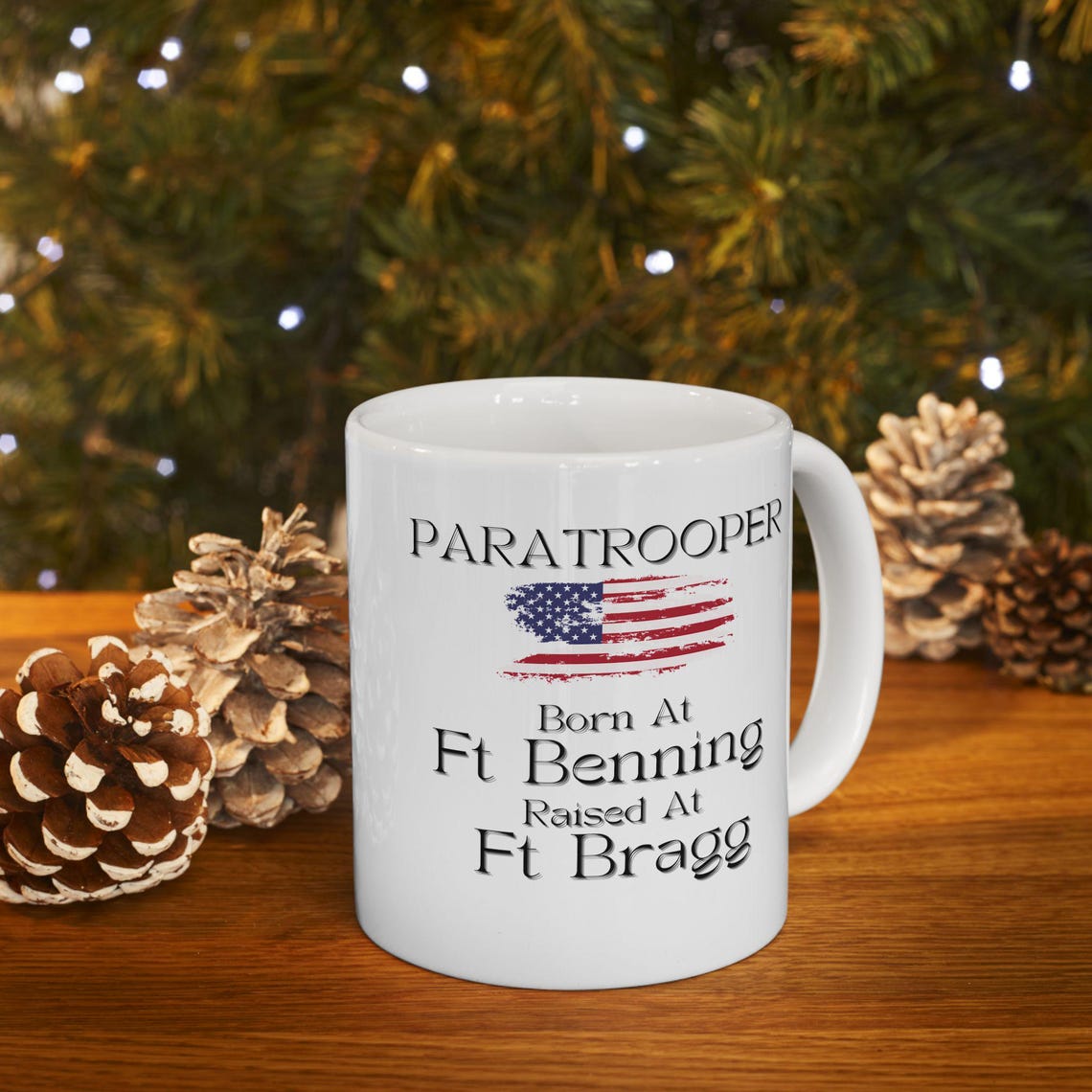 Paratrooper Fort Bragg Fort Benning Ceramic Mug, Military Gift ...