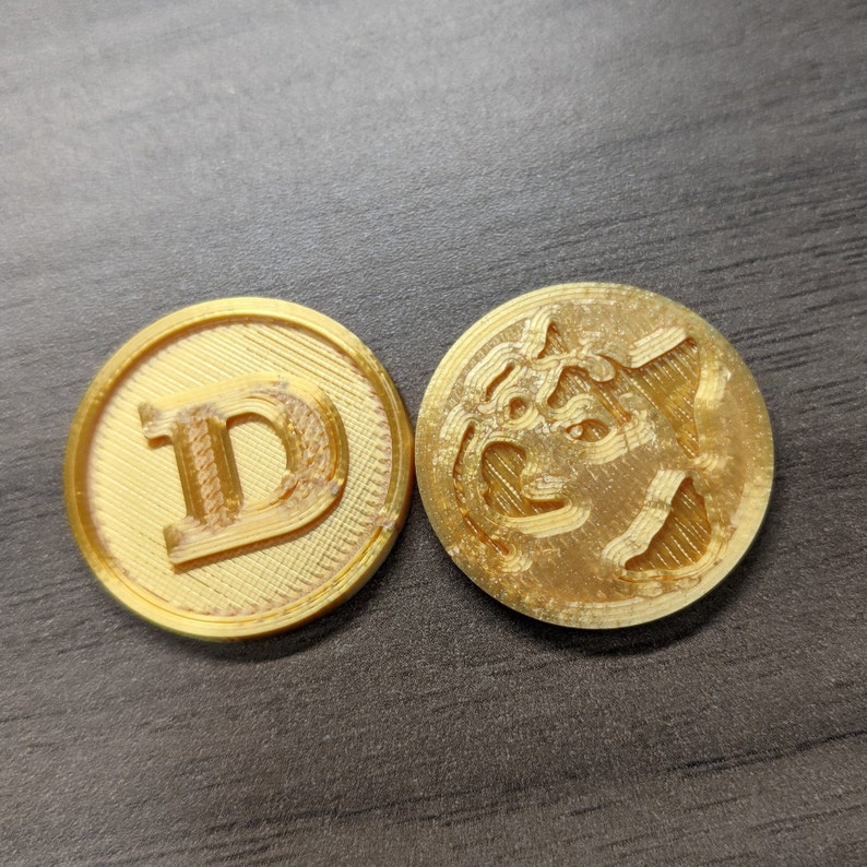 Dozen Doge Coins 3D Printed - Etsy