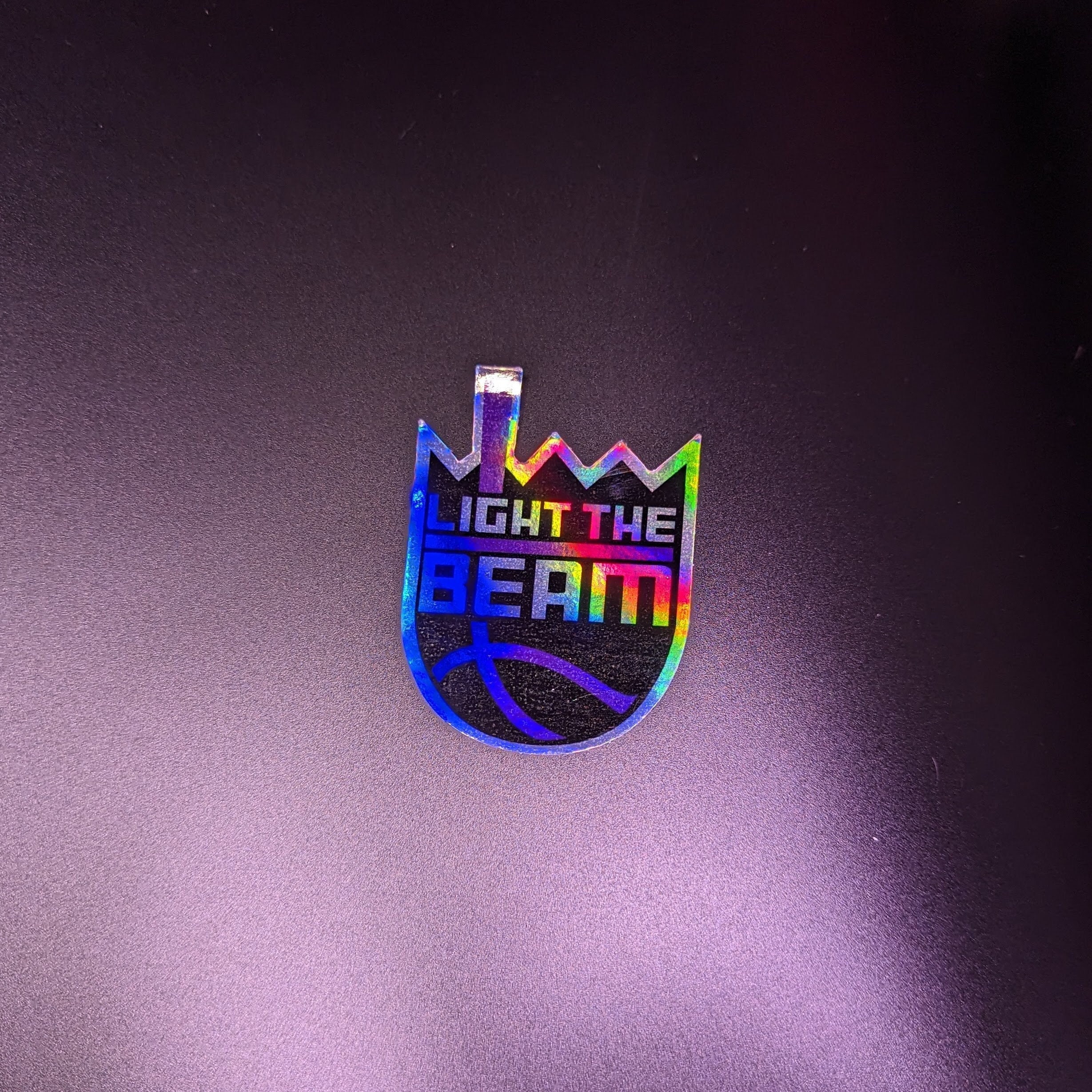 Light the Beam Holographic Sticker - Etsy