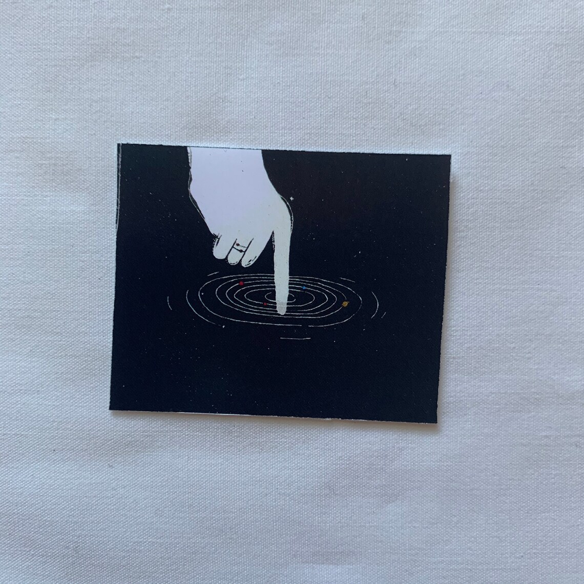 Hand Dipping in Water Sticker - Etsy