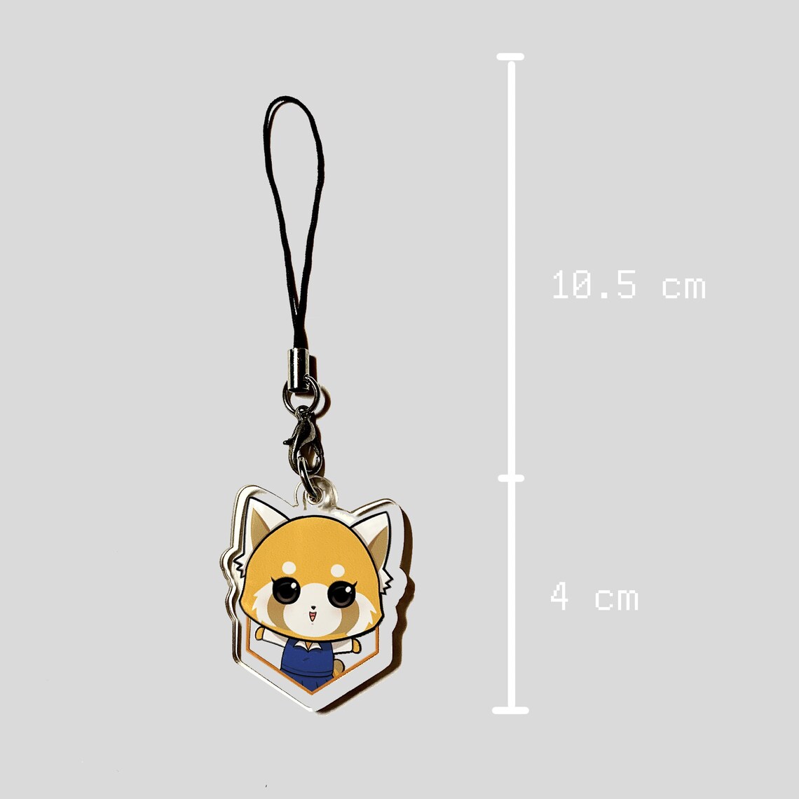 Retsuko Charm / Mini Chibi Keychain for Red Panda Lovers - Etsy