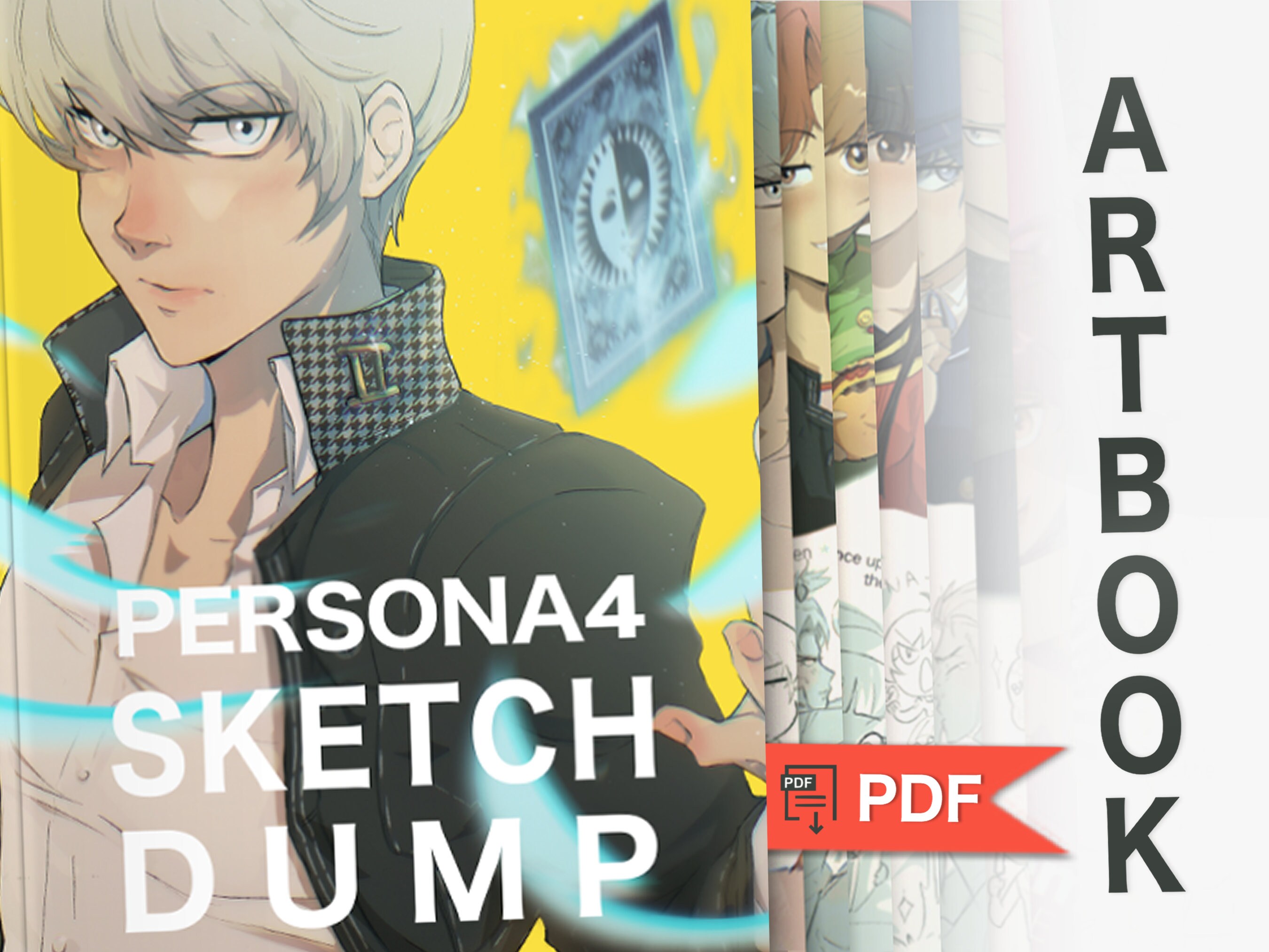 Buy Persona 4 Zine / Sketchdump / Pdf Fan Art Book Online in India - Etsy