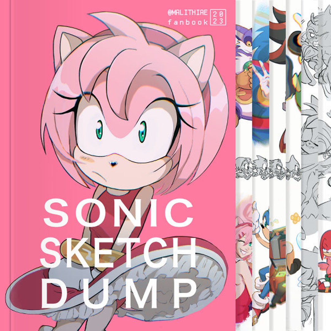 Sonic Zine / Sketchdump / Pdf Fan Art Book - Etsy