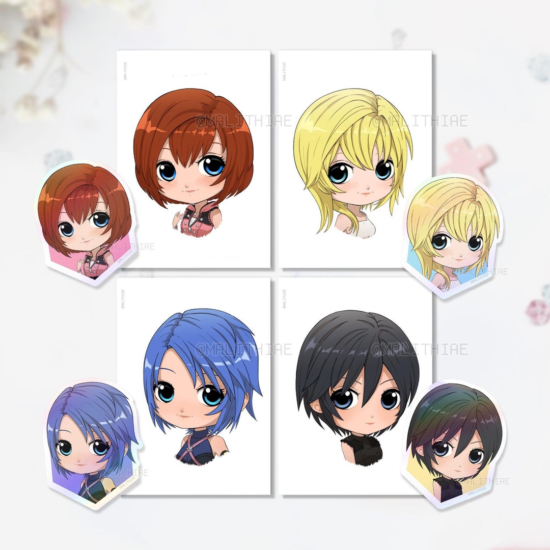 Chibi Portrait Collection / Kingdom Hearts / Kairi Naminé Aqua Xion ...