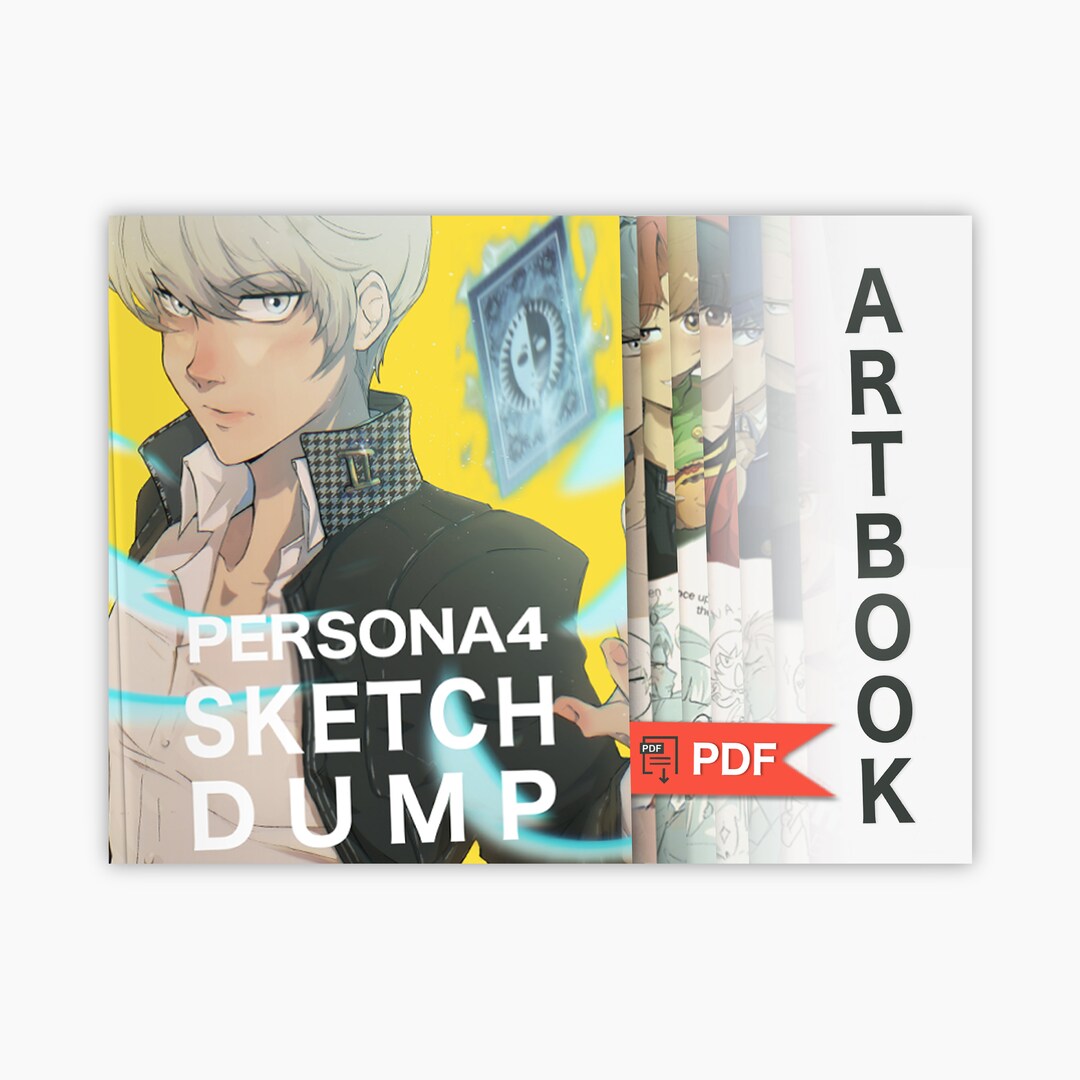 Buy Persona 4 Zine / Sketchdump / Pdf Fan Art Book Online in India - Etsy